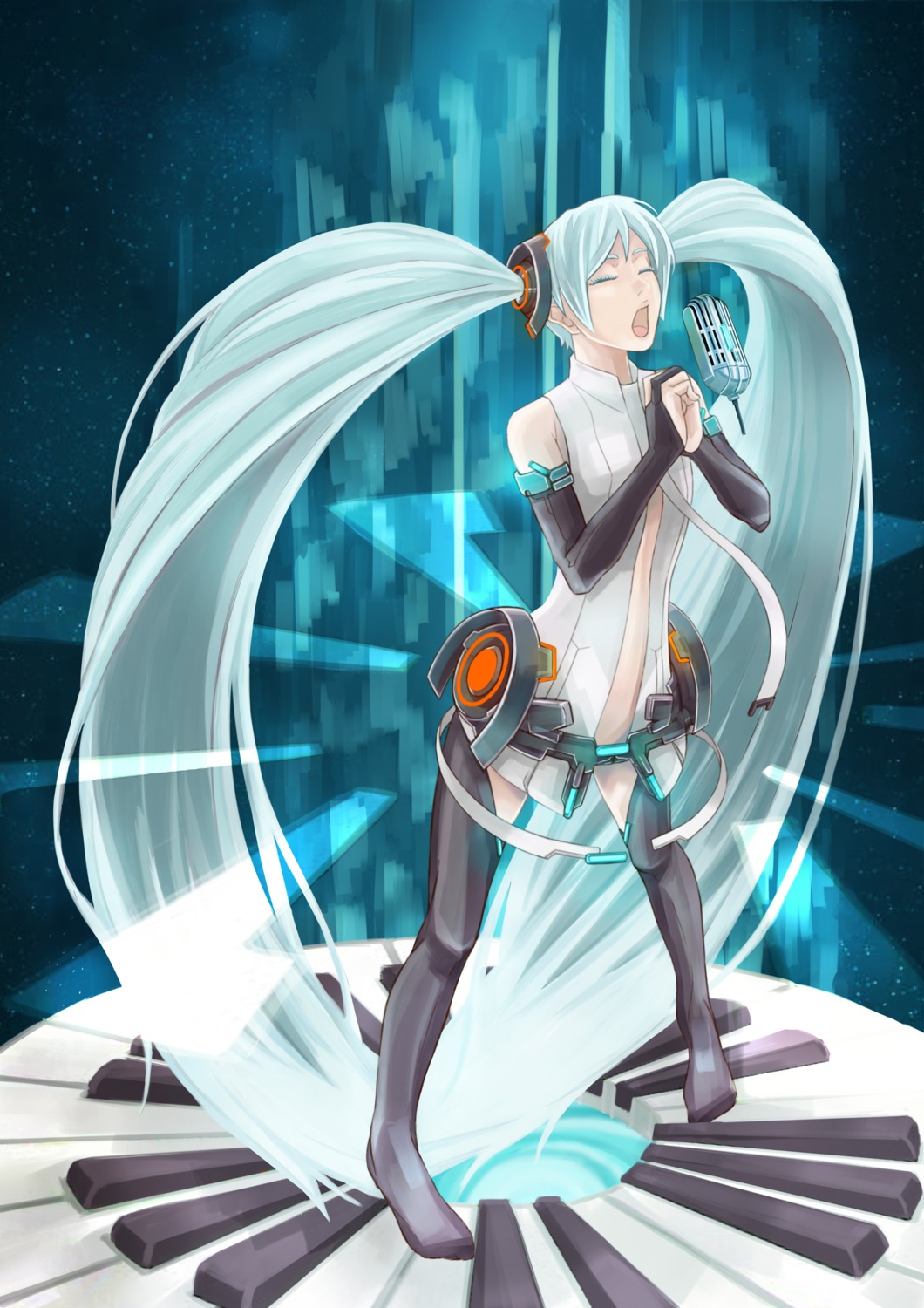 ajks vocaloid vocaloid append hatsune miku miku append | #144978 | yande.re